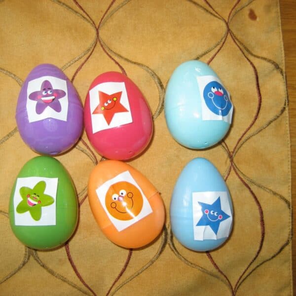 Reusing Easter Eggs: ABC Matching - Toddler Approved