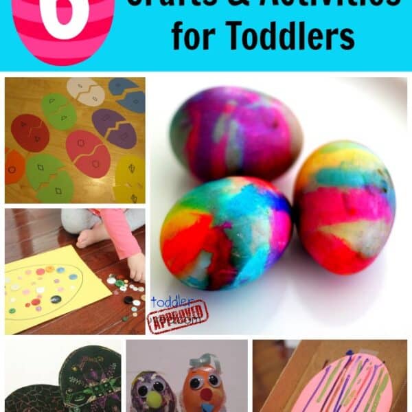 Easter Egg Collage Craft for Toddlers - Toddler Approved