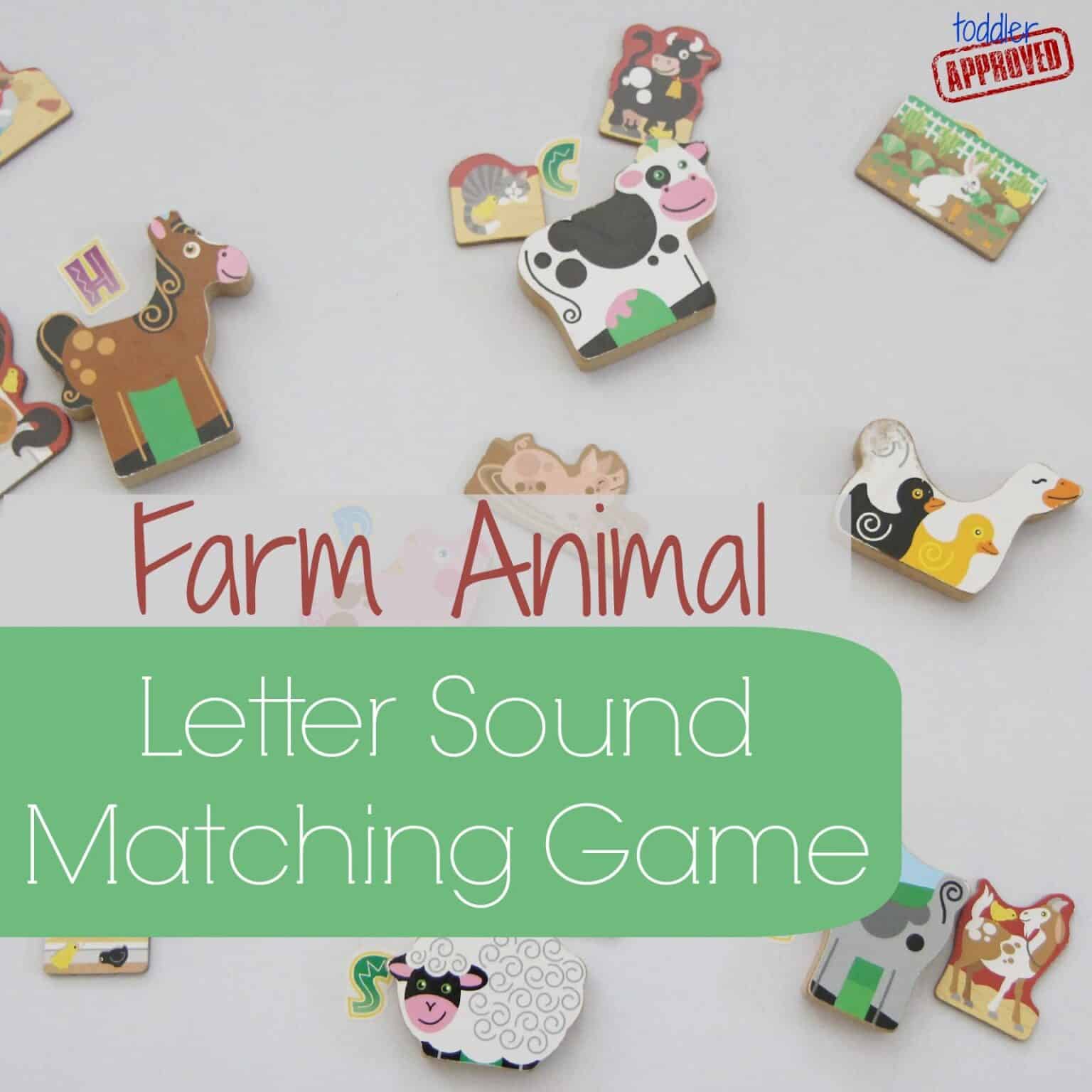 Hide and Match Farm Animal Puzzle Game - Toddler Approved