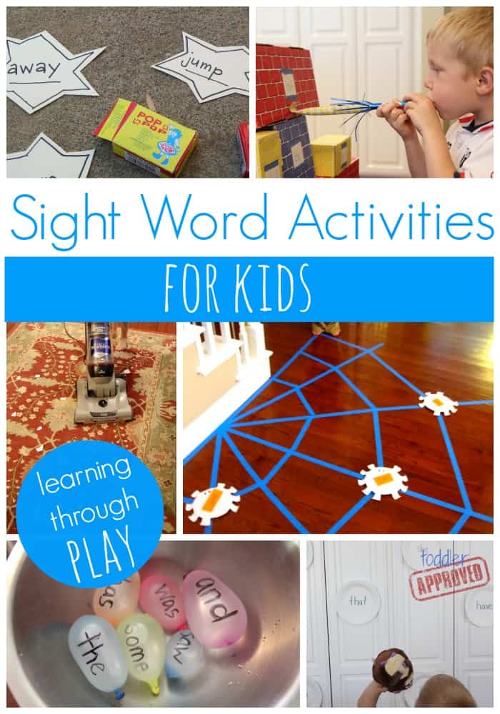 Sight Word Activities For Kids Toddler Approved Sight Word Activities For Kids Toddler Approved