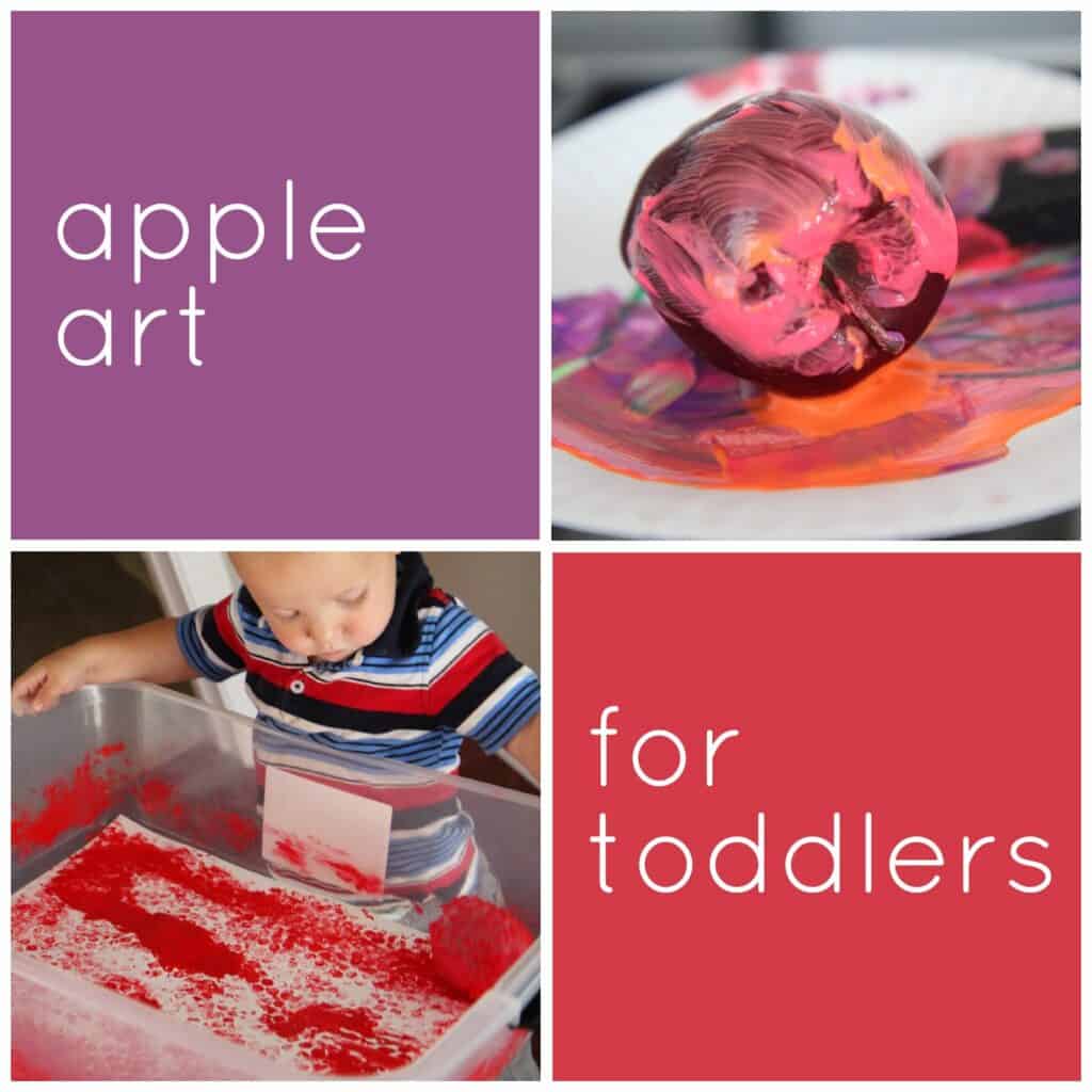 Post-It Fall Apple Picking Activity for Toddlers - Toddler Approved