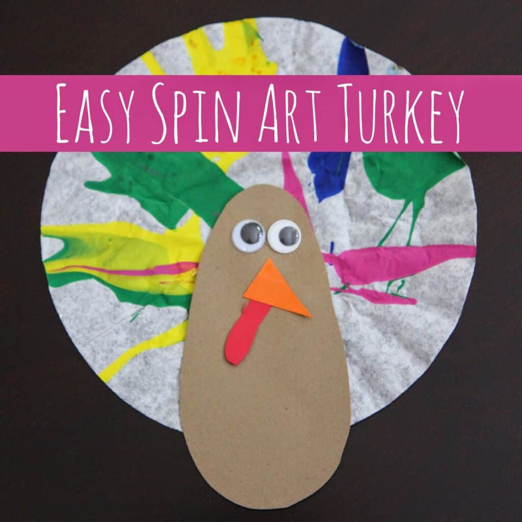 Easy Handprint Turkey Craft for Toddlers - Toddler Approved
