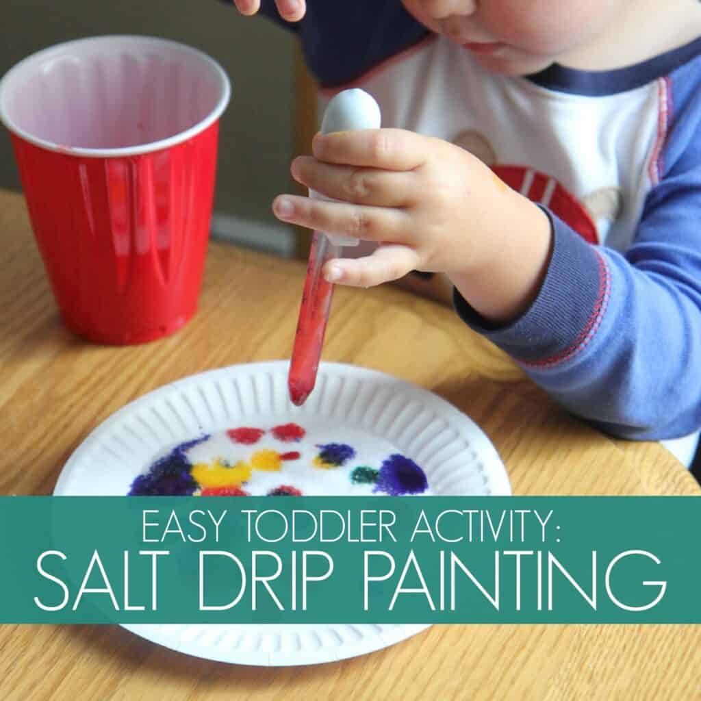 Cool Science: Spring Salt Painting - Toddler Approved