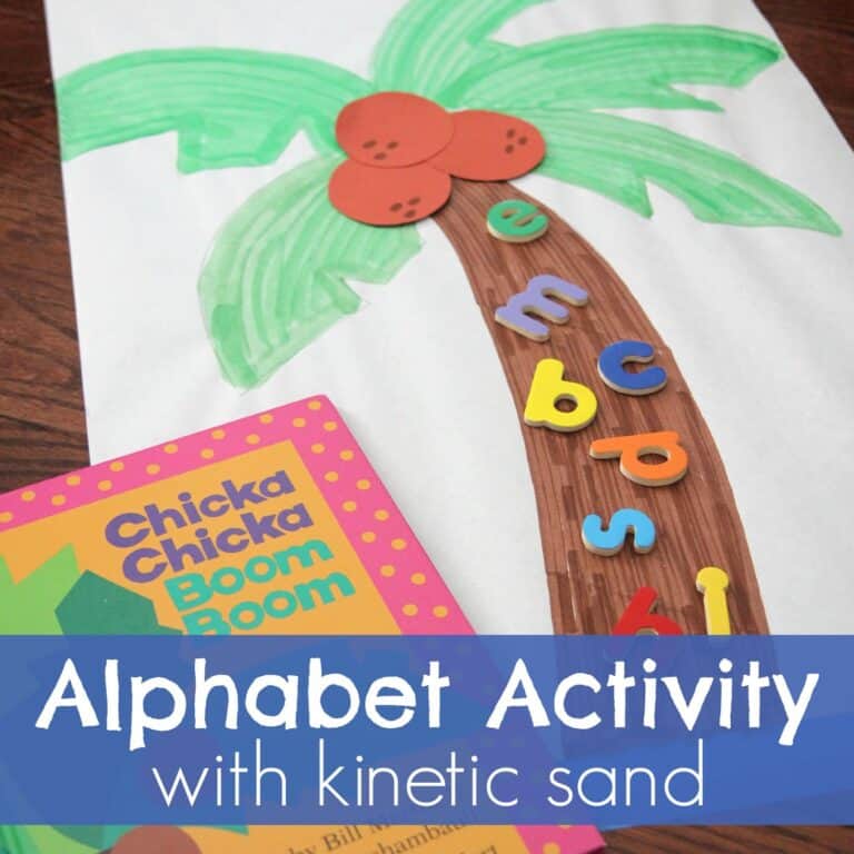 Chicka Chicka Boom Boom Name Craft - Toddler Approved