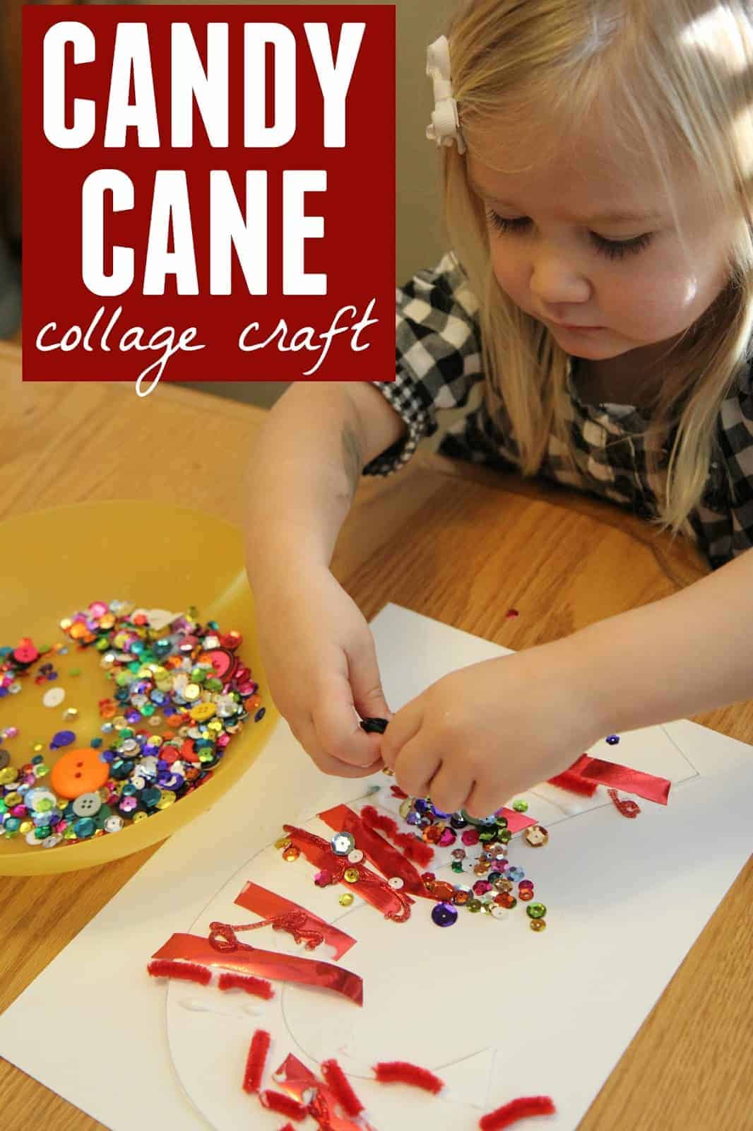 Candy Cane Collage Craft For Toddlers Toddler Approved Candy Cane Collage Craft For Toddlers Toddler Approved