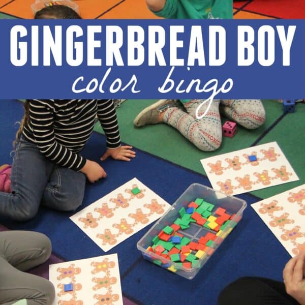 Build a Gingerbread Boy Number Game - Toddler Approved