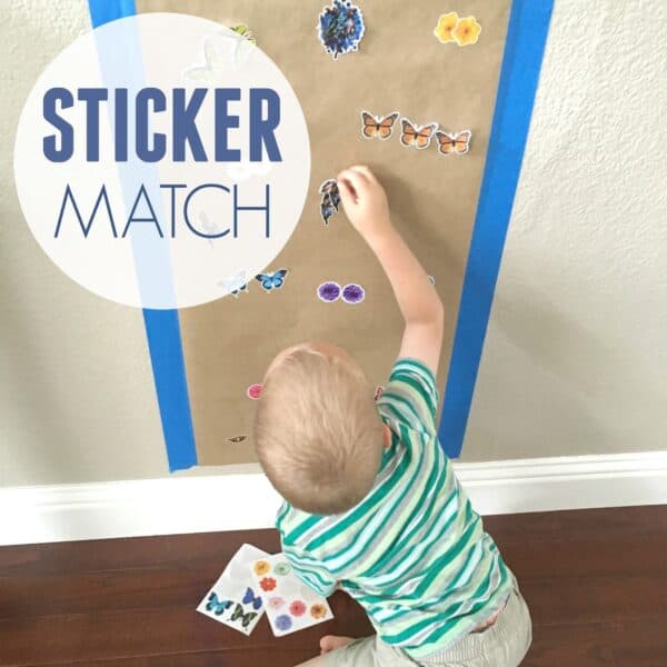 Easy Sticker Heart Toddler Activity - Toddler Approved