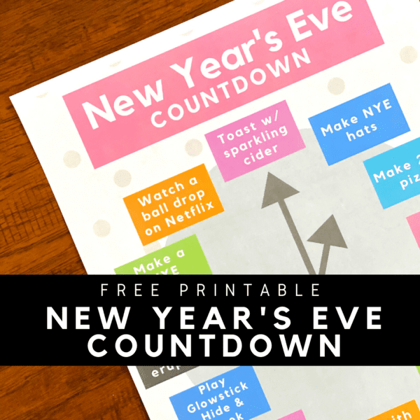 New Year's Eve Scavenger Hunt - Toddler Approved
