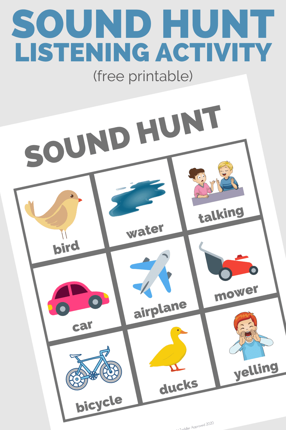 Sound Scavenger Hunt Listening Activity For Kids Toddler Approved Sound Scavenger Hunt Listening Activity For Kids Toddler Approved