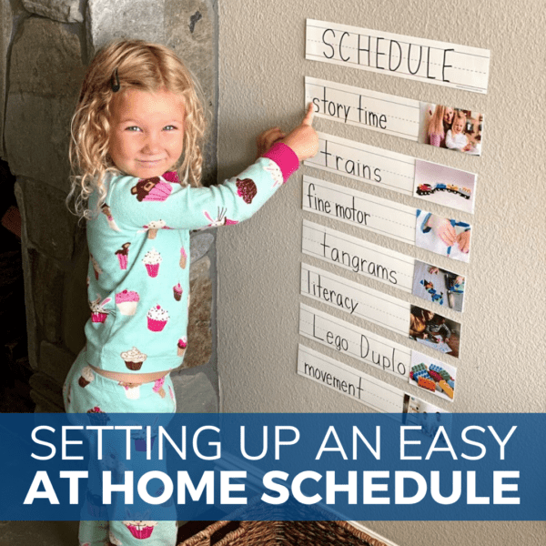 Easy Homeschool Preschool Schedule and Routine! - Toddler Approved