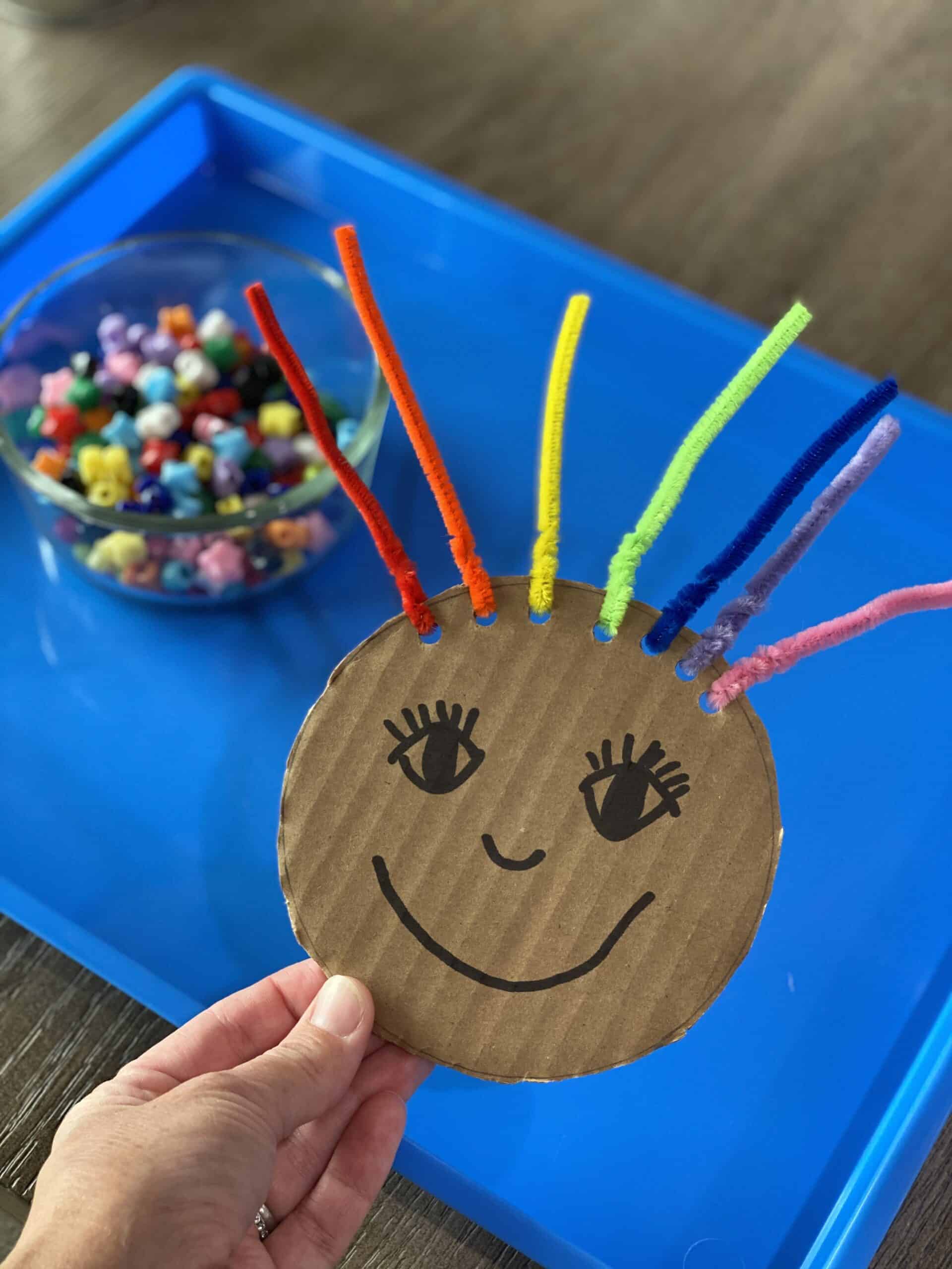 Fine Motor Skills Activity With Beads Toddler Approved Fine Motor Skills Activity With Beads Toddler Approved