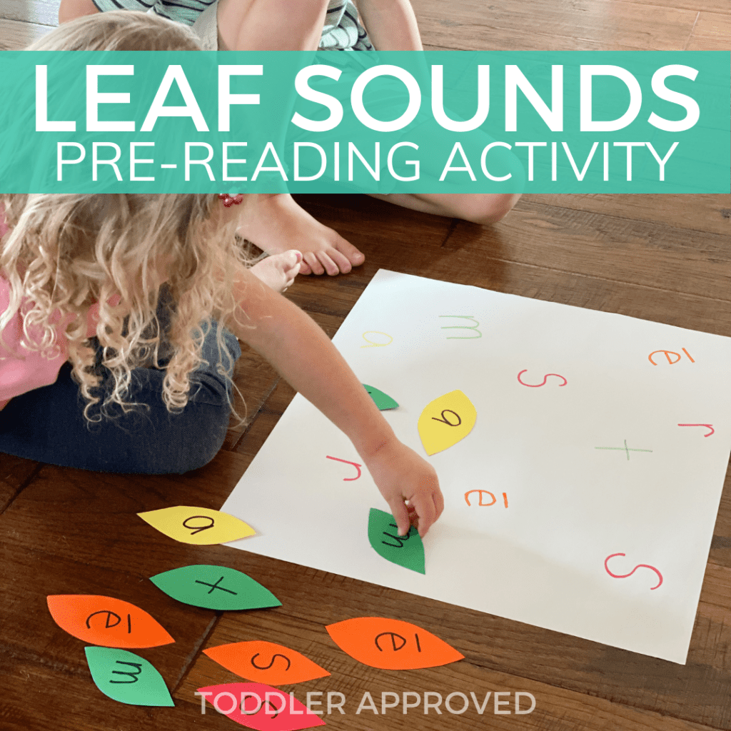 Leaf Themed Letter Sounds Activity - Toddler Approved