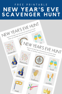 New Year's Eve Scavenger Hunt - Toddler Approved