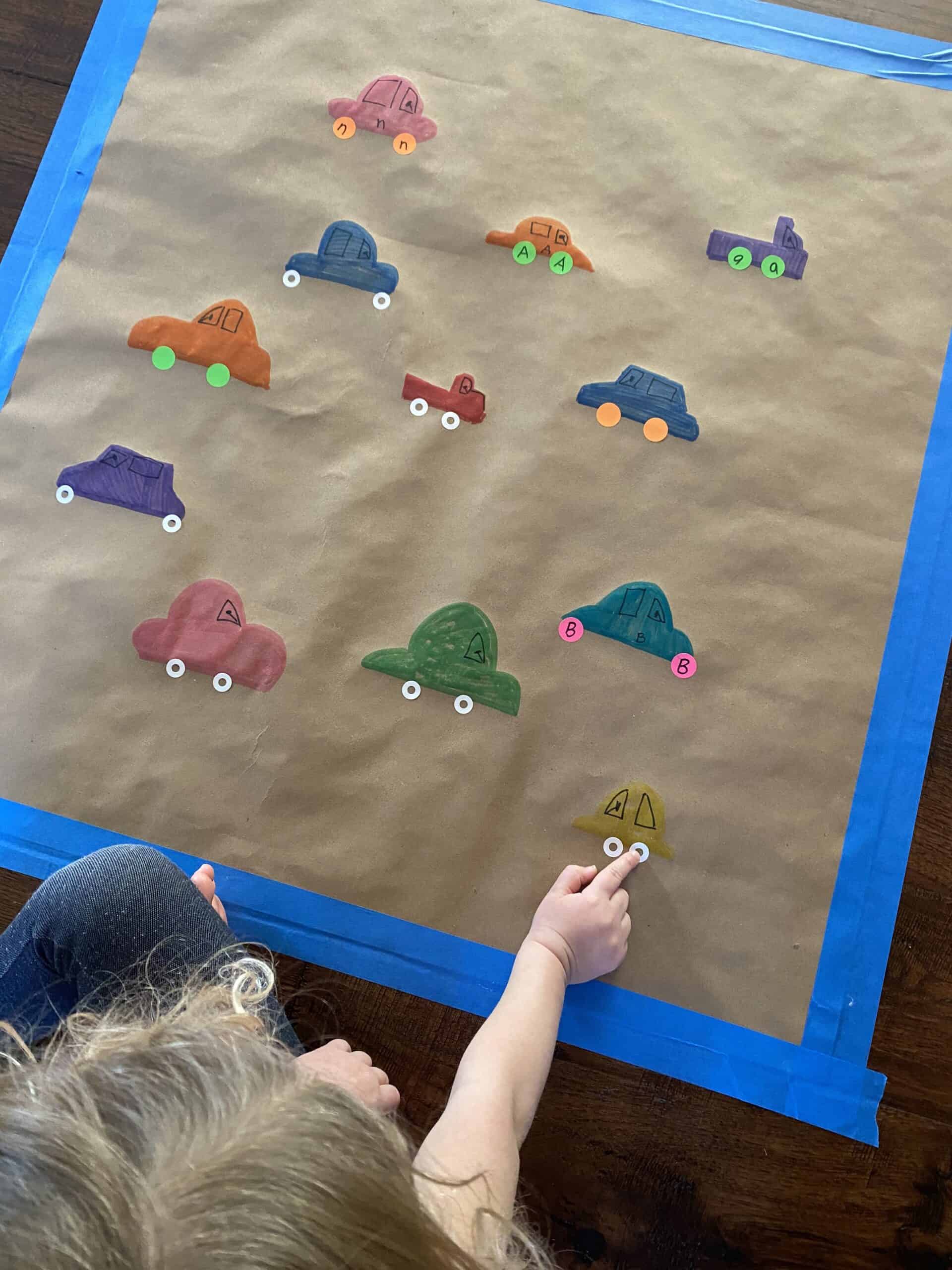 Car Sticker Activity - Toddler Approved