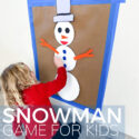 Build a Snowman Winter Movement Game - Toddler Approved
