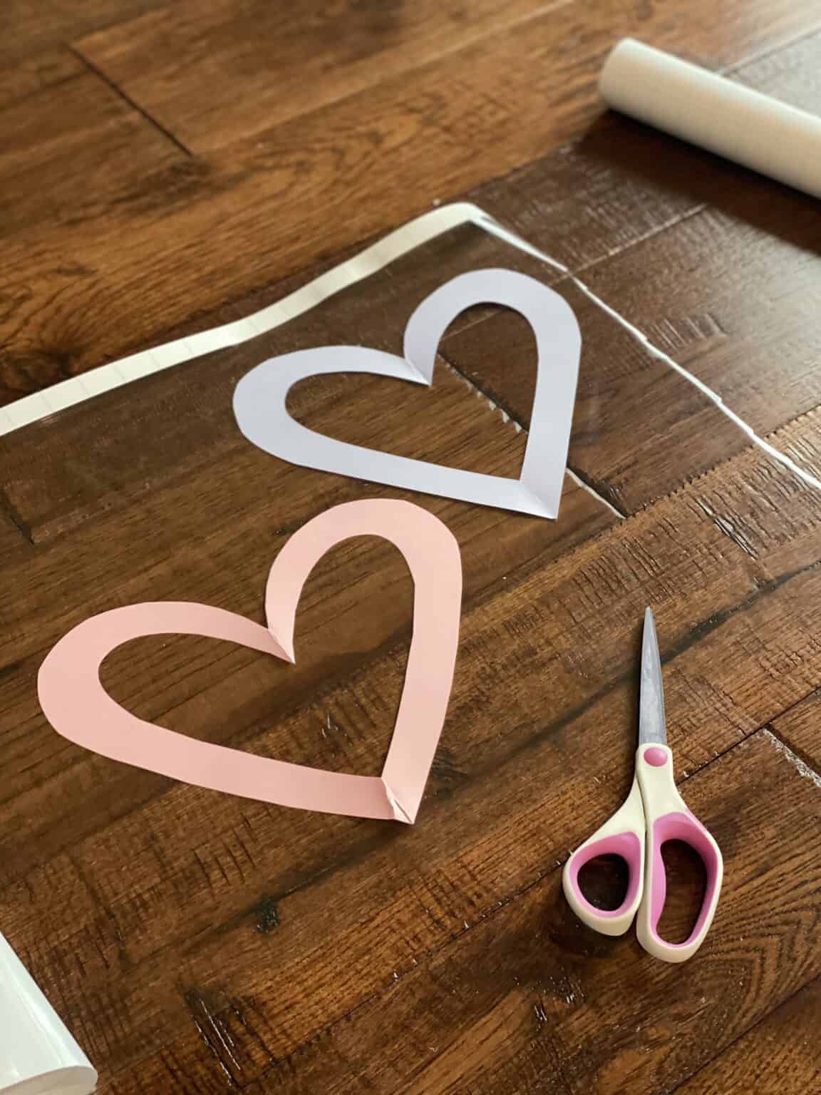 Heart Suncatcher Craft Valentine's Art Activity - Toddler Approved