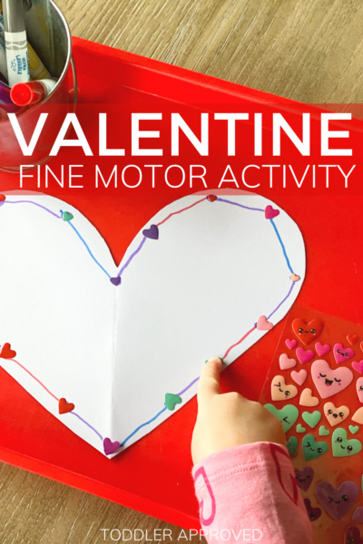 Connect the Dots Valentine Fine Motor Activity - Toddler Approved