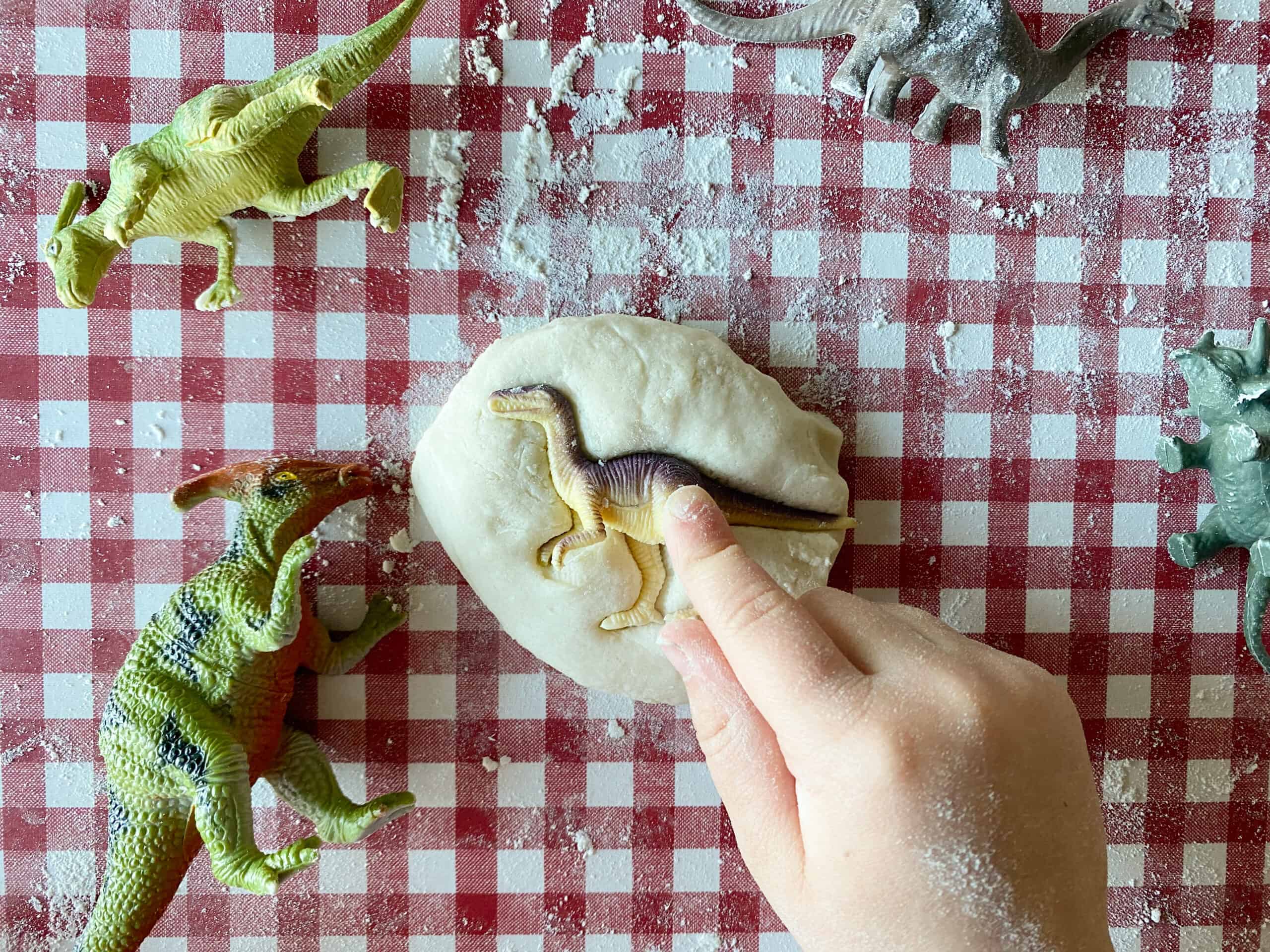 Dinosaur Fossils Sensory Activity - Toddler Approved