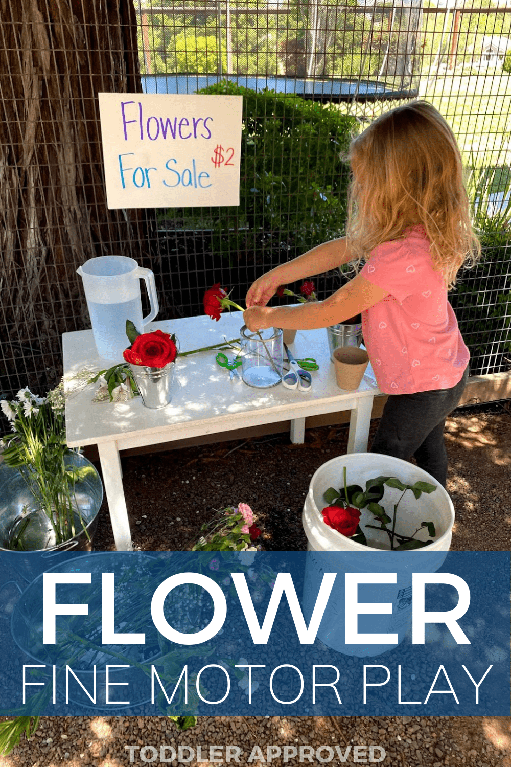 Flower Shop Fine Motor Activity - Toddler Approved