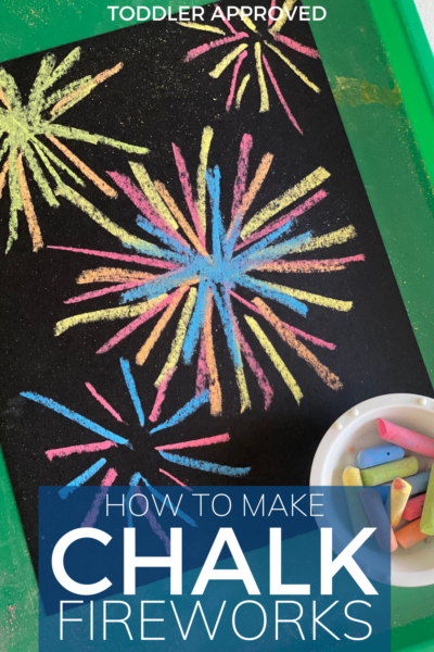 Chalk Fireworks: Fine Motor Activity for Kids - Toddler Approved