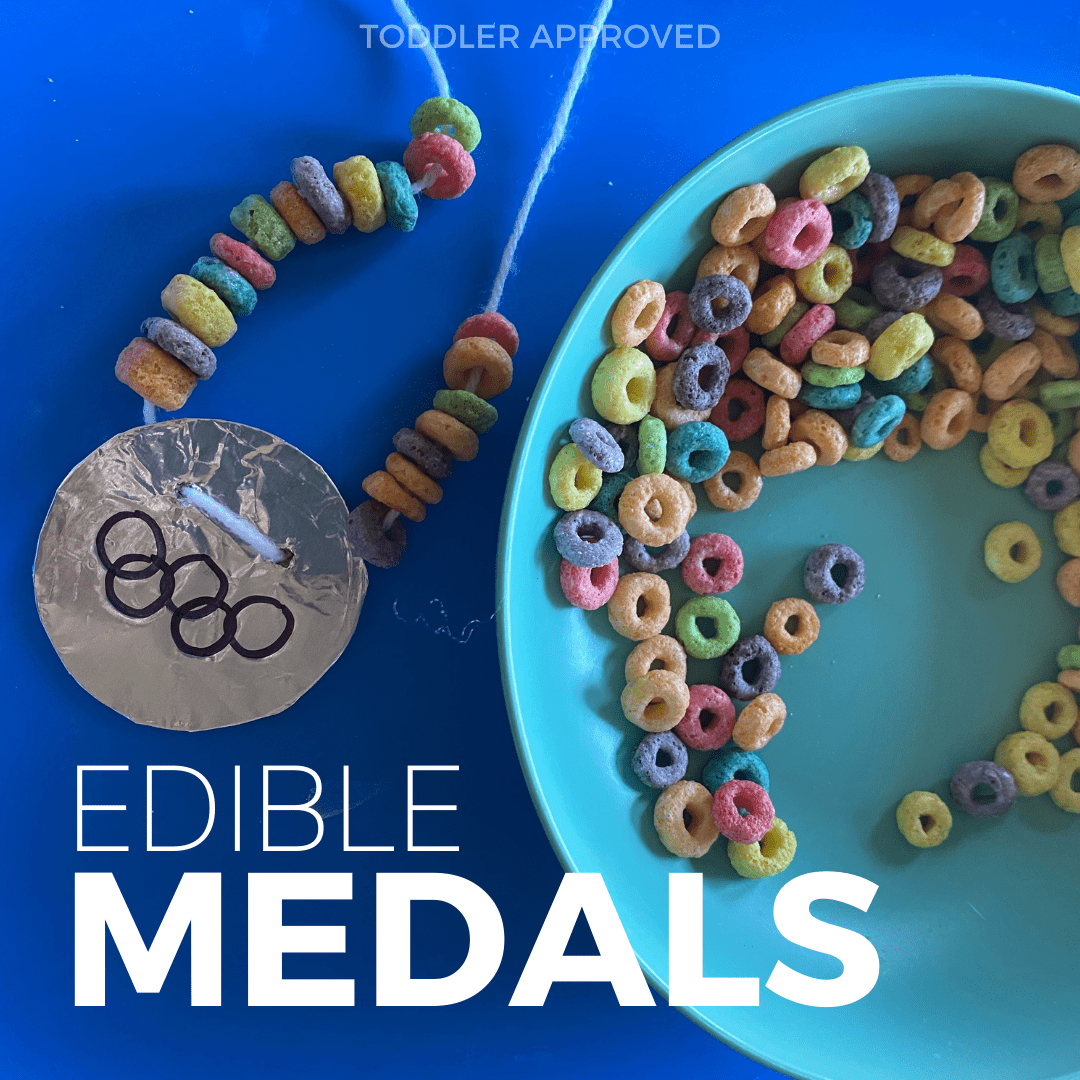 Edible Medals Activity for Kids - Toddler Approved
