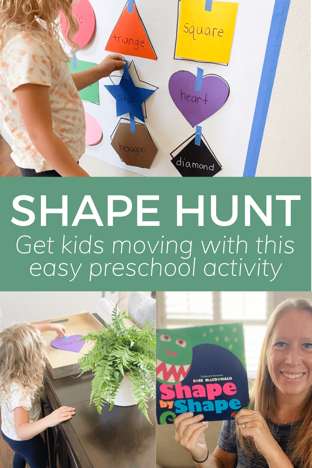 Shape Matching Activity for Preschoolers - Toddler Approved