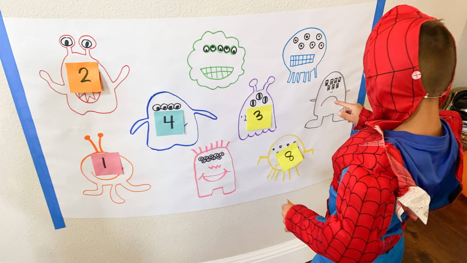 Monster Counting Game for Preschoolers - Toddler Approved