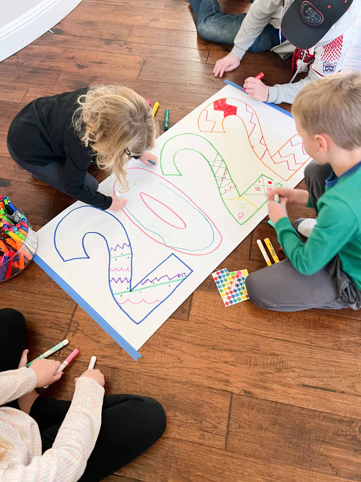 New Year Art Activity for Kids - Toddler Approved