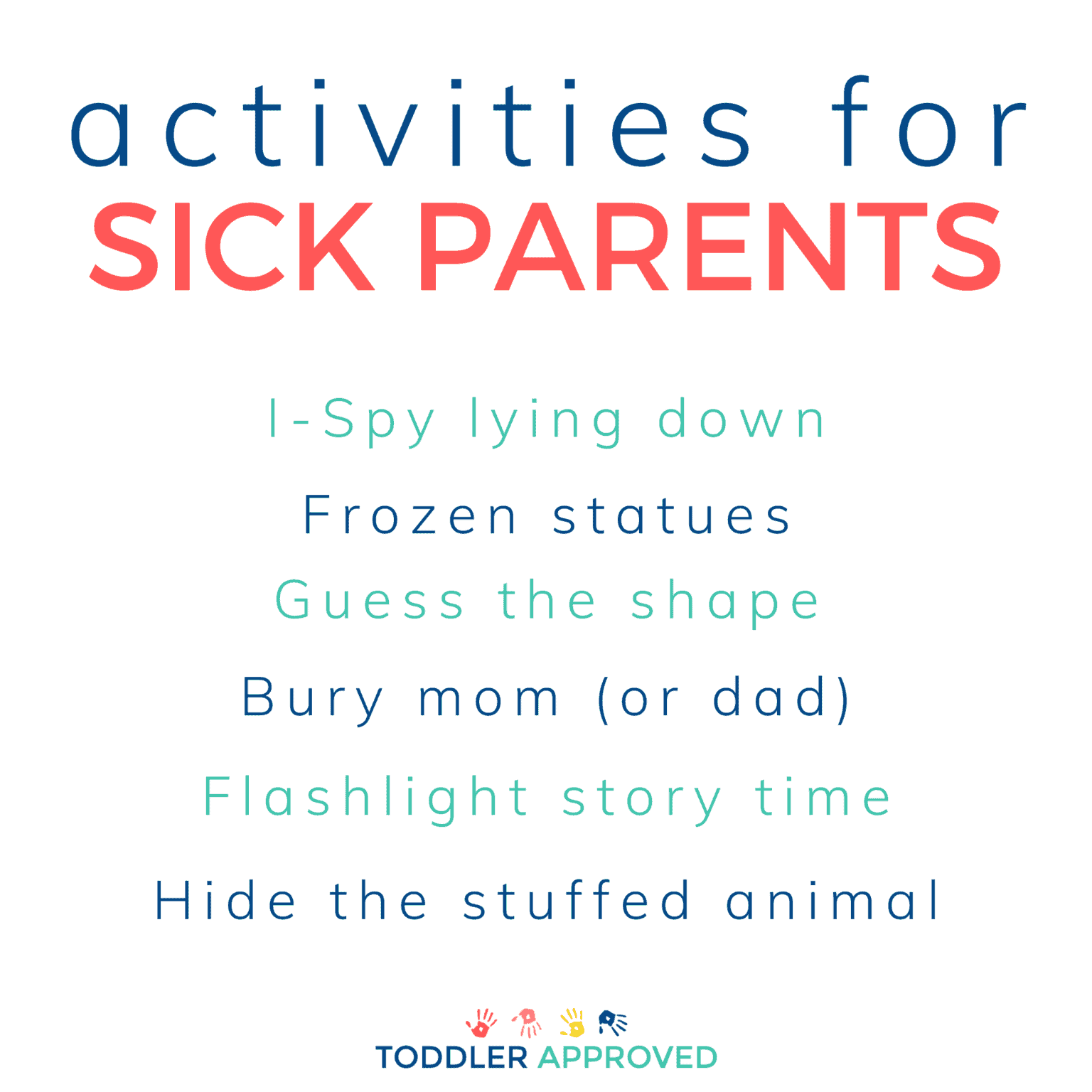 Toddler Activities for Sick Parents - Toddler Approved