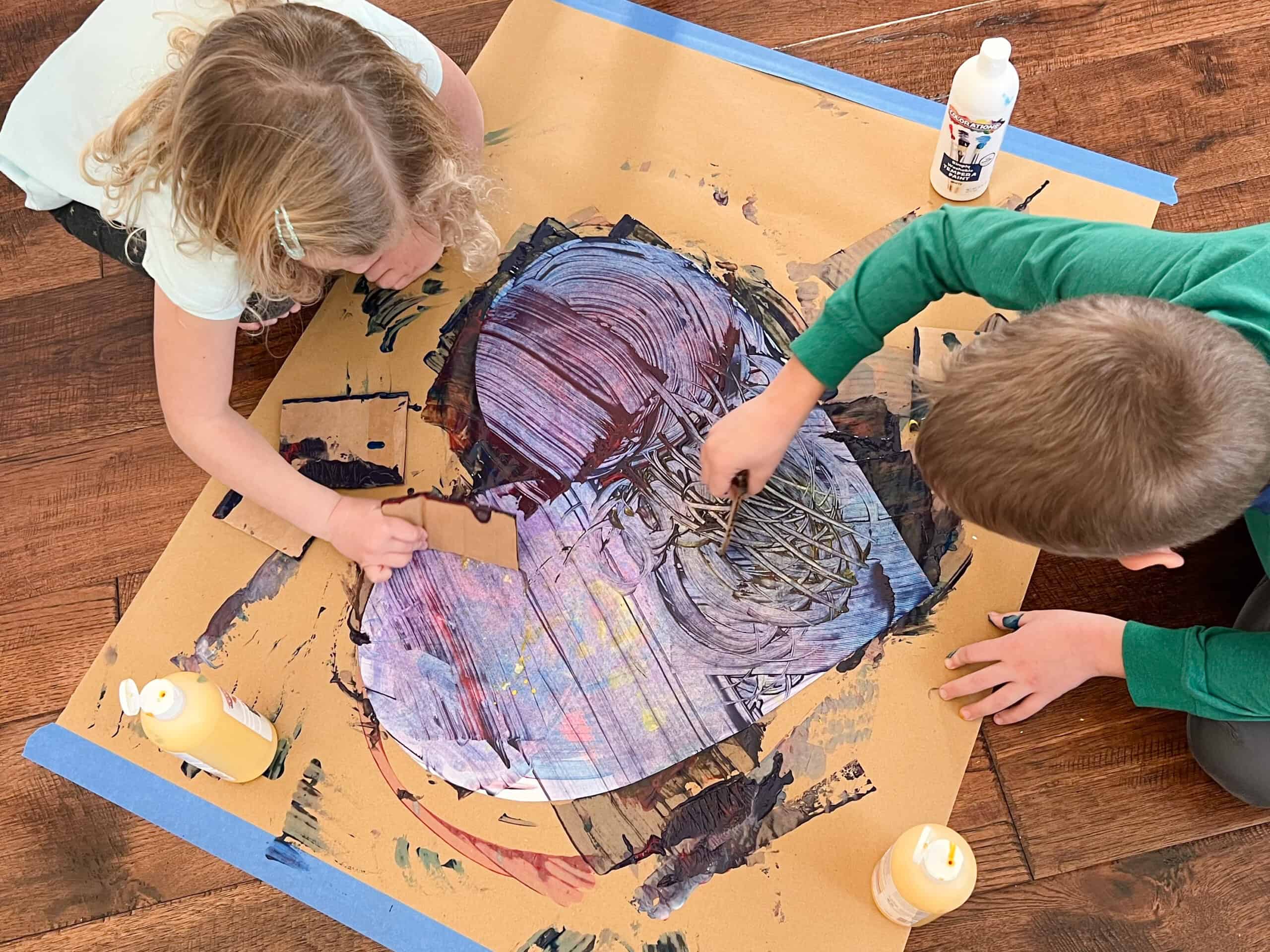 Scrape the Heart Art Activity - Toddler Approved