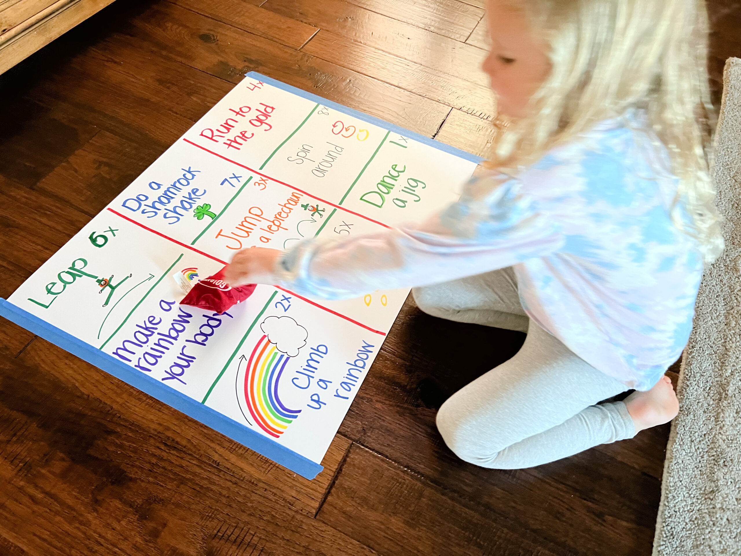 St. Patrick's Day Movement Game - Toddler Approved