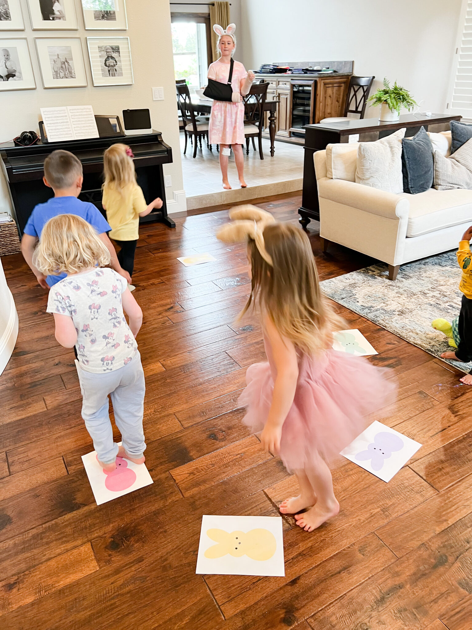 Easter Movement Game for Kids - Toddler Approved