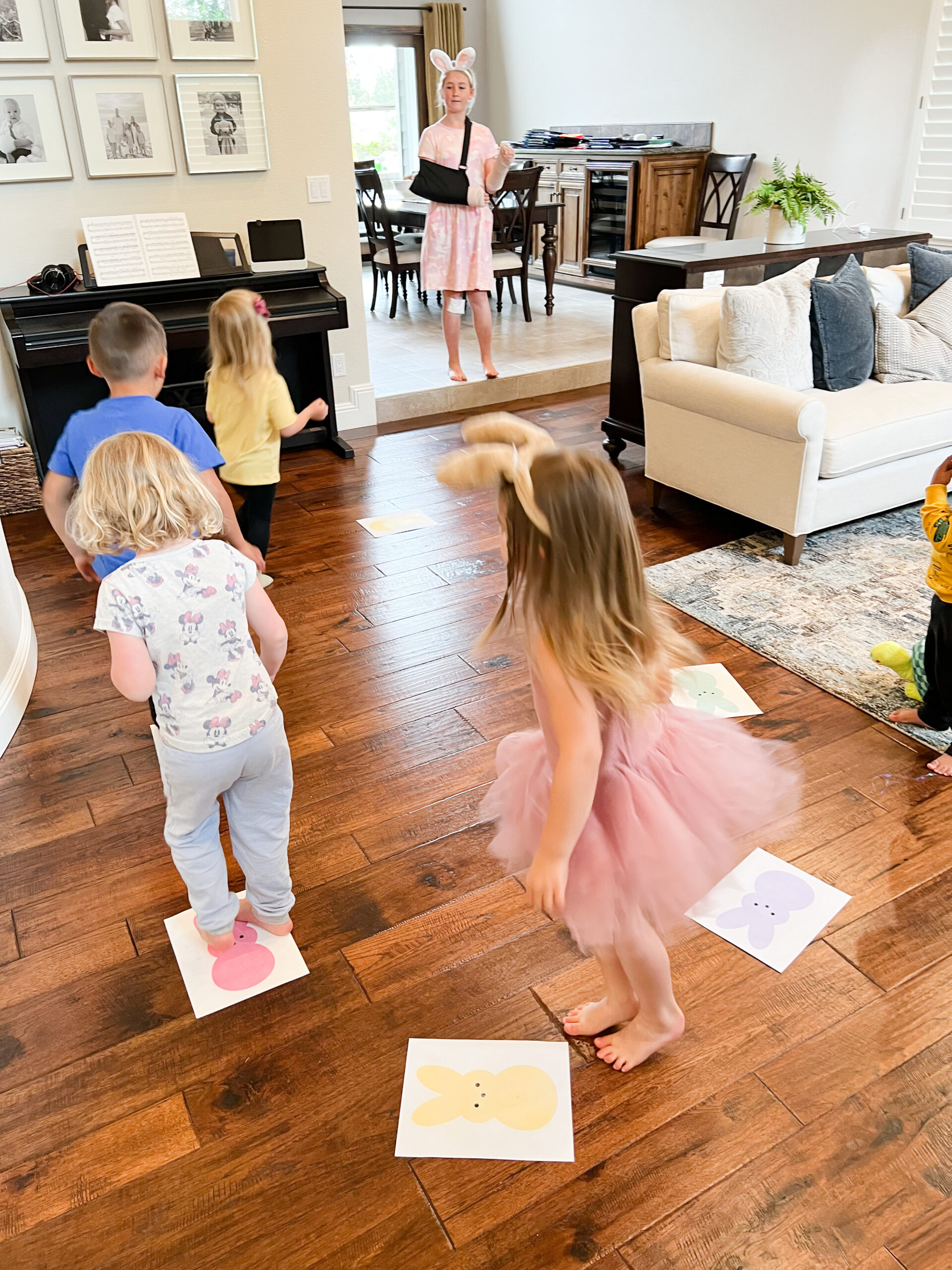 Easter Movement Game for Kids - Toddler Approved