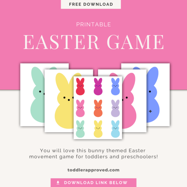 Easter Movement Game for Kids - Toddler Approved