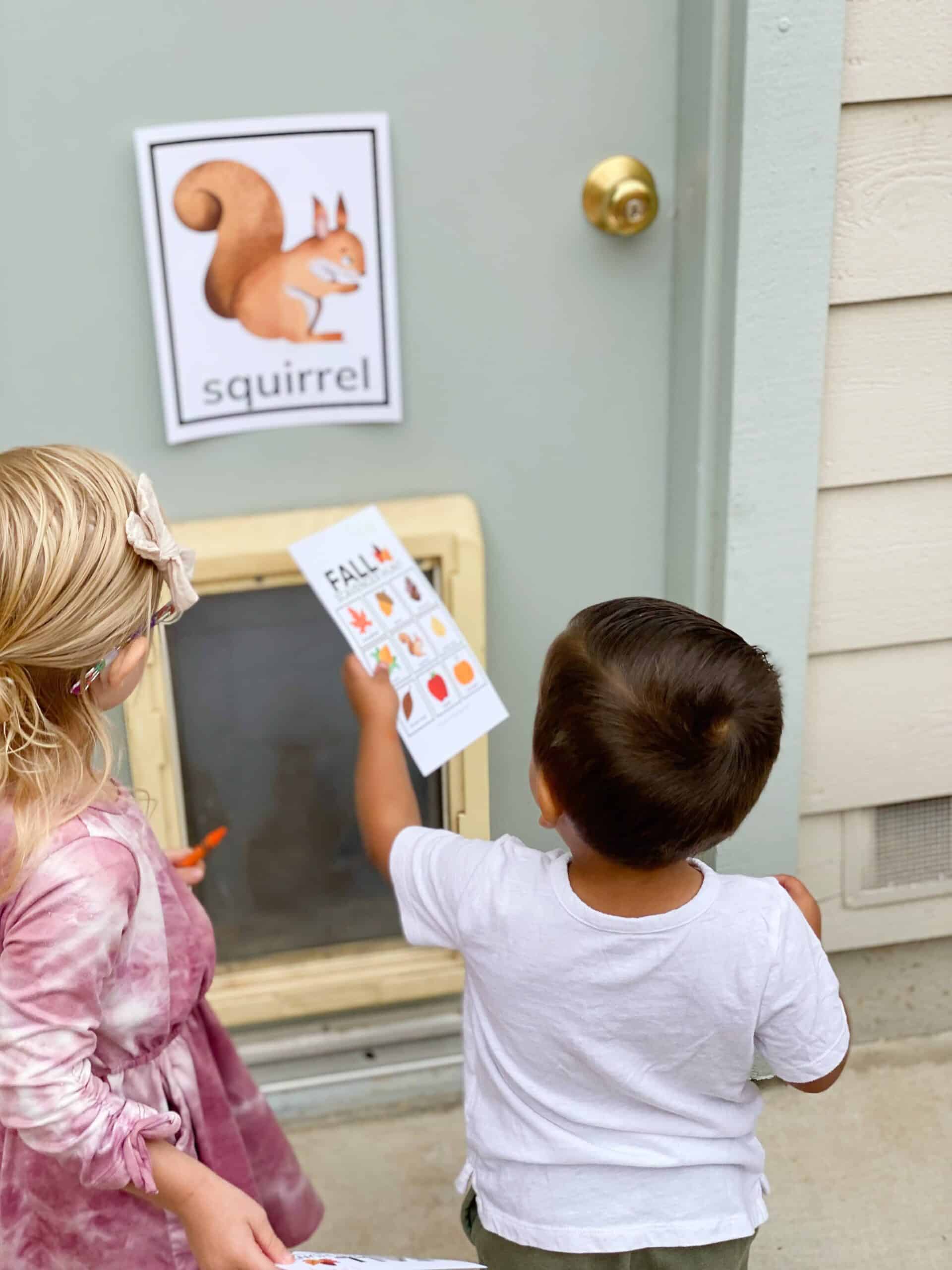 Preschool Fall Scavenger Hunt Printable