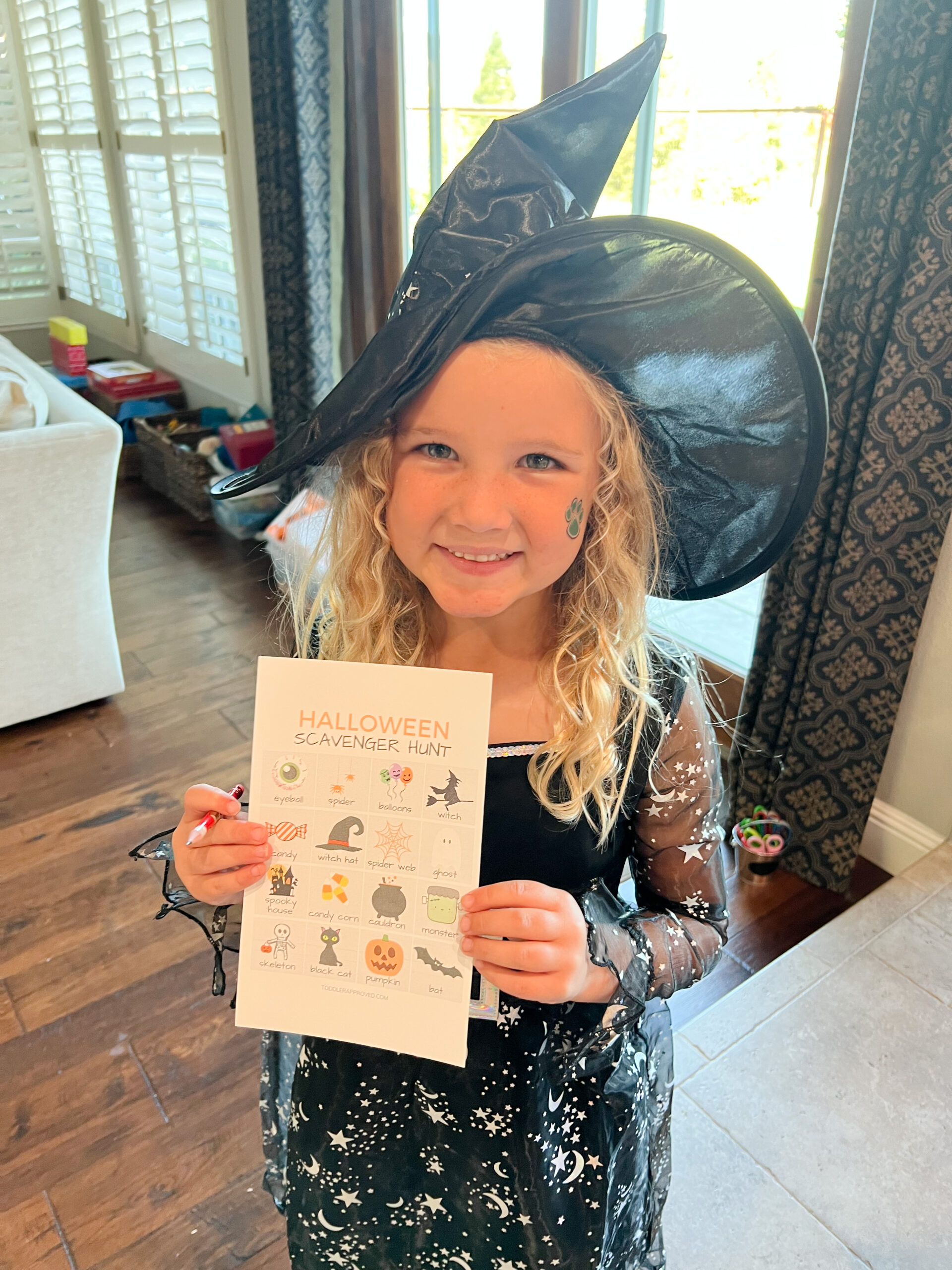 Printable Halloween Scavenger Hunt - Toddler Approved