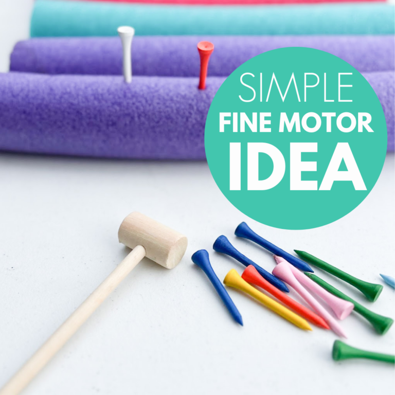 Spider Web Fine Motor Activity - Toddler Approved