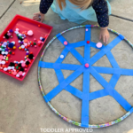 Spider Web Fine Motor Activity - Toddler Approved