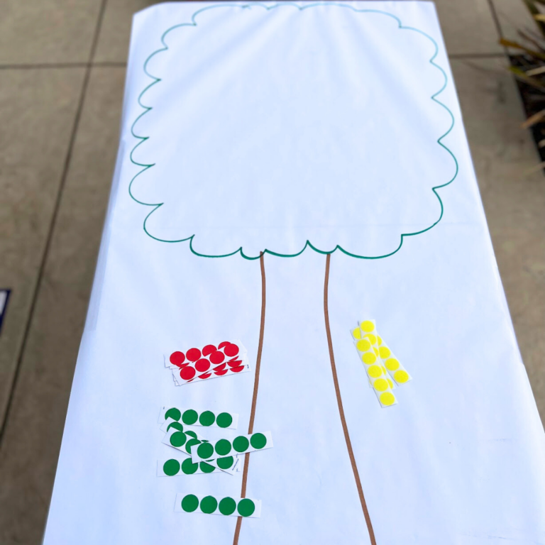 Apple Tree Fine Motor Activity for Preschoolers - Toddler Approved