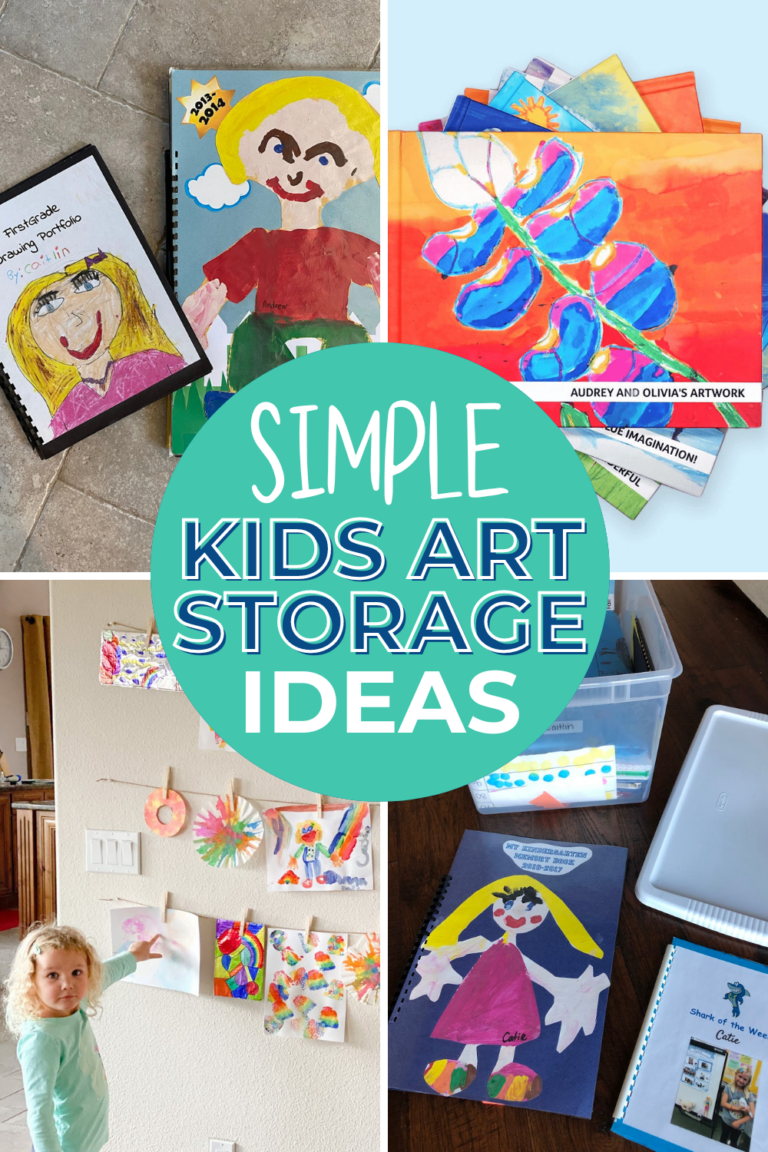 Kids Art Storage Ideas - Toddler Approved