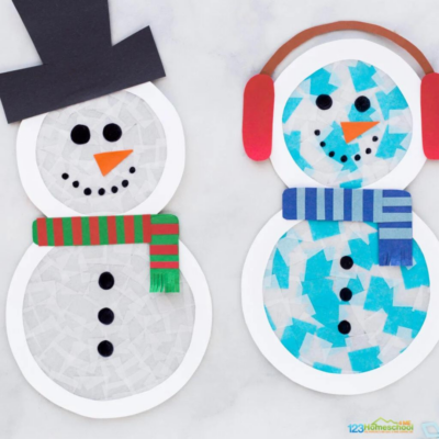 20+ Easy Snowman Crafts for Preschool - Toddler Approved