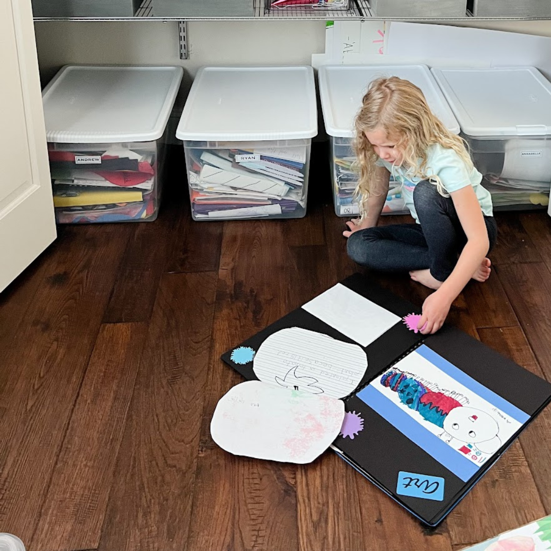 Kids Art Storage Ideas - Toddler Approved