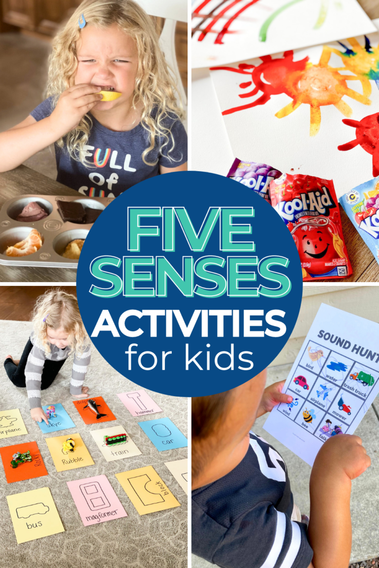 Low Prep 5 Senses Activities for Preschool