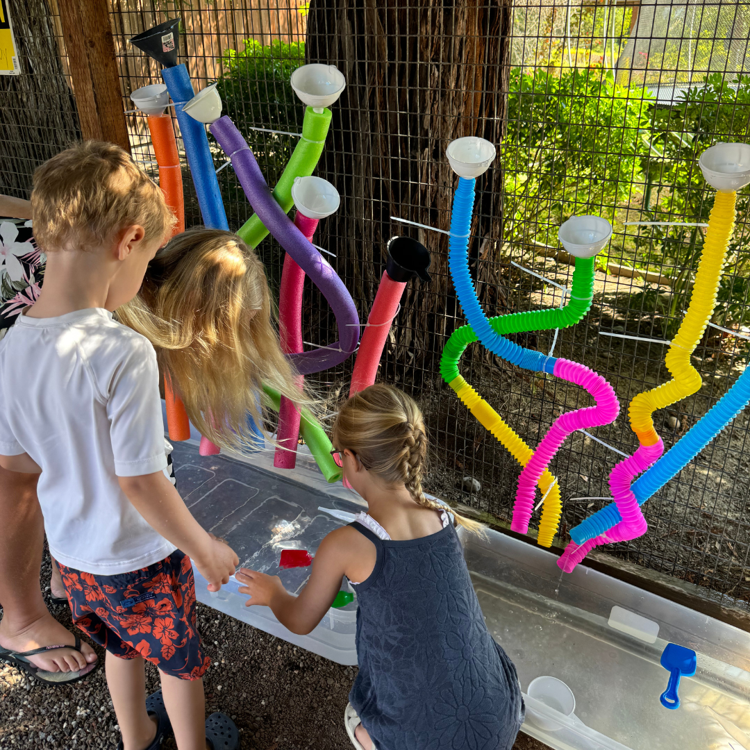 DIY Outdoor Water Wall for Kids - Toddler Approved