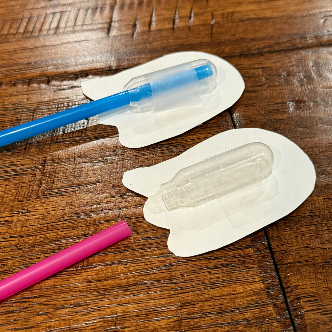 Halloween Craft- Straw Rockets for Kids - Toddler Approved