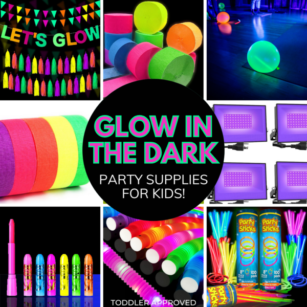 Glow In The Dark Birthday Party Toddler Approved