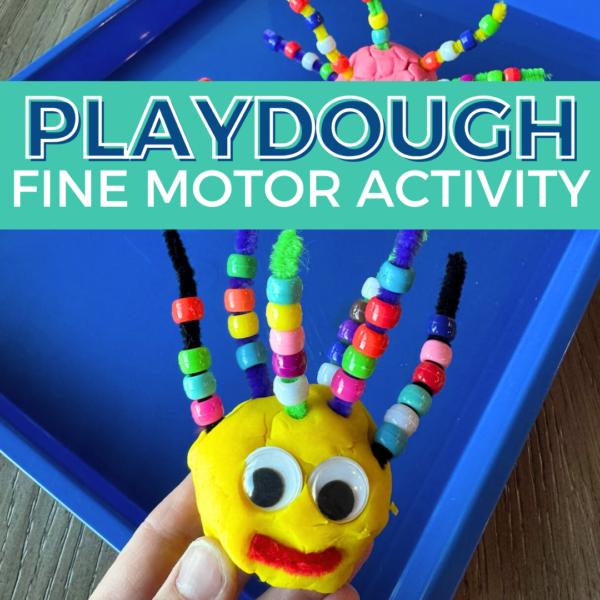 Playdough Fine Motor Activity - Toddler Approved