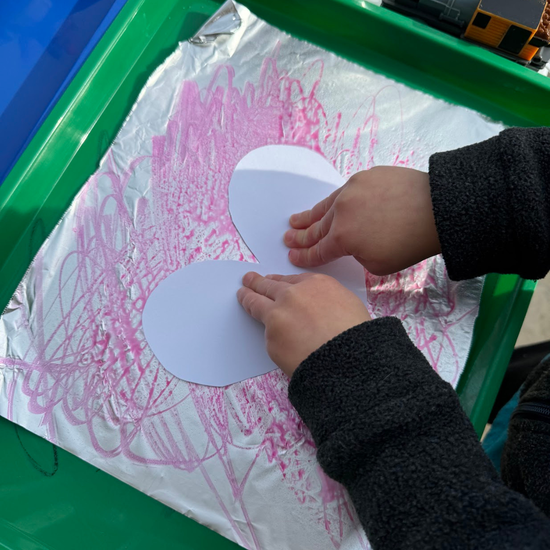 Low Prep Valentine's Day Art Activity for Kids