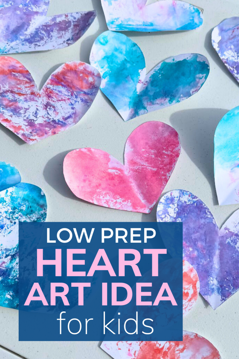 Low Prep Valentine's Day Art Activity for Kids