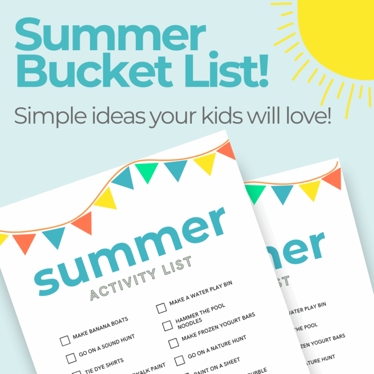 Summer Bucket List for Toddlers - Toddler Approved
